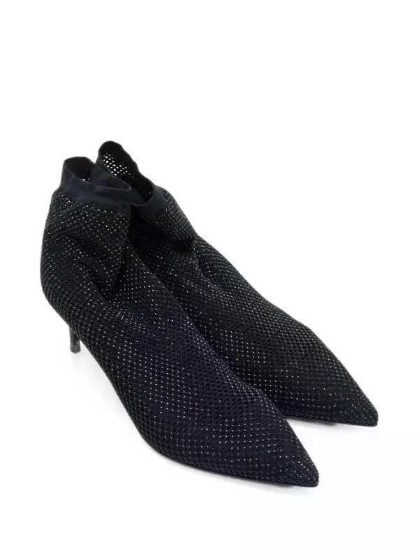 LE SILLA Gilda Crystal-embellished Stretch Boots