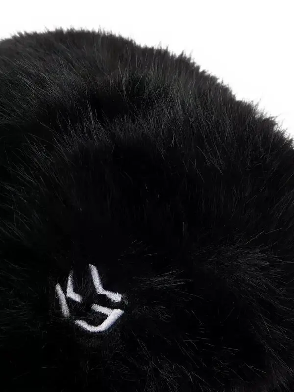 Karl Lagerfeld Faux-fur Trapper Cap