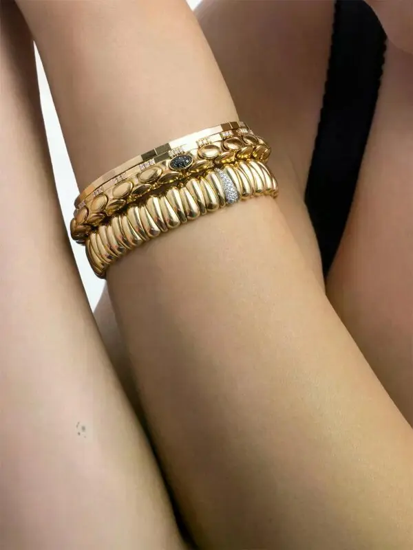 Roberto Demeglio Black Diamond Bracelet - Gold
