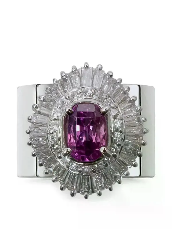 YUTAI Revive Pink Sapphire And Diamond Ring