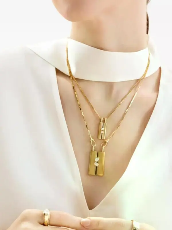 Loraida Small Blade Diamond Necklace