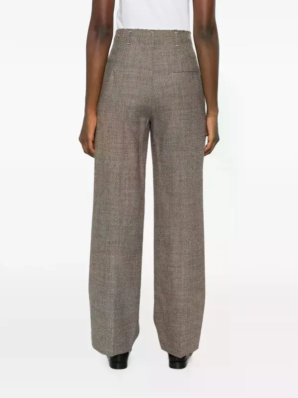 TELA Marl-effect Raw-edge Trousers
