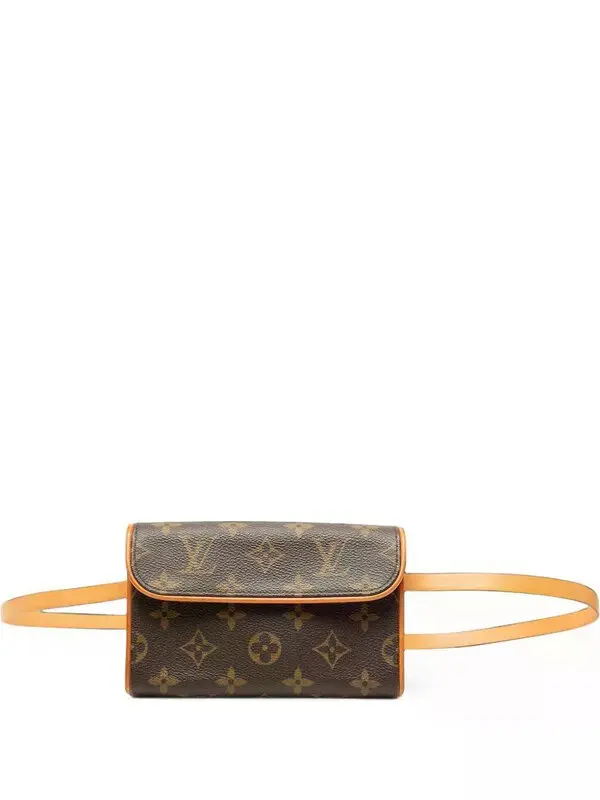 LOUIS VUITTON 2003 Monogram Pochette Florentine Belt Bag - Brown