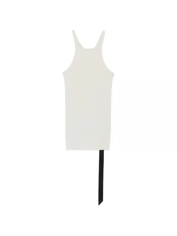 Rick Owens Racer-back Ribbed Tank Top - Neutrals