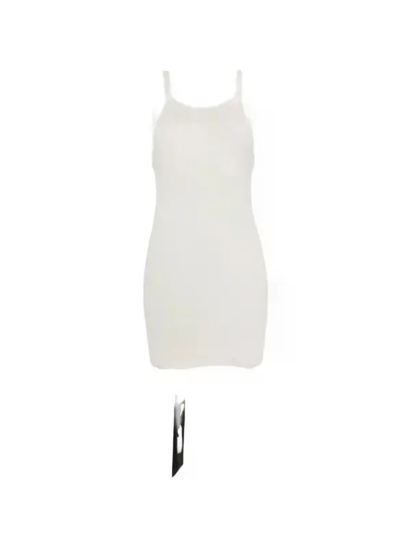 Rick Owens Racer-back Ribbed Tank Top - Neutrals