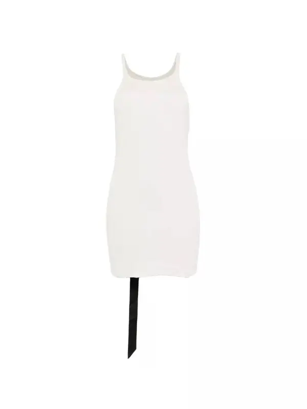 Rick Owens Racer-back Ribbed Tank Top - Neutrals