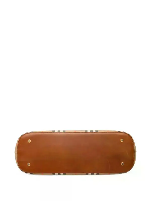 Burberry Haymarket Check Canvas Handbag