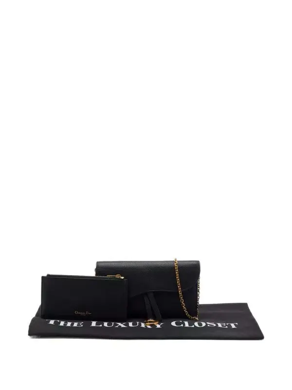 Dior 2018 Saddle Chain-strap Cross Body Bag