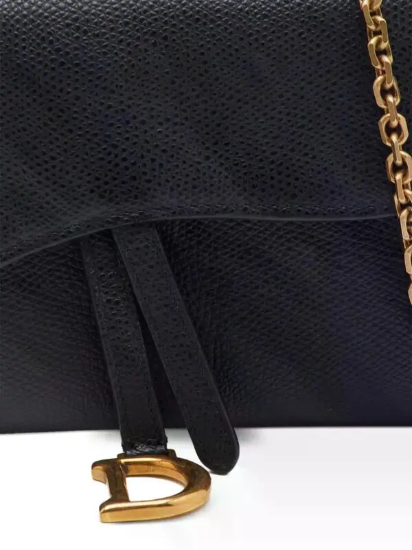 Dior 2018 Saddle Chain-strap Cross Body Bag