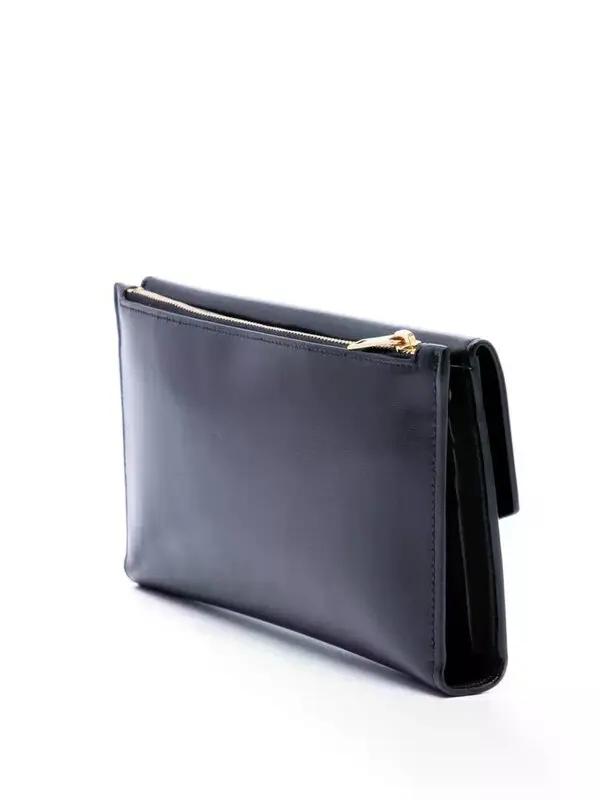 Saint Laurent Smooth Calfskin Monogram Uptown Clutch Bag