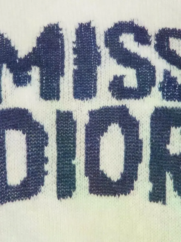 Dior Miss Intarsia Knit Sweater - Neutrals
