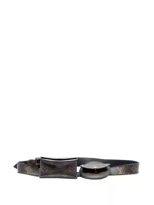 LOUIS VUITTON 2020 Monogram Daily Multi Pocket 30mm Belt Bag
