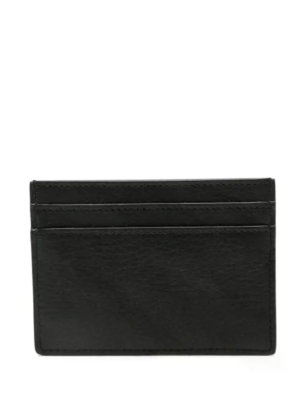 Saint Laurent Tiny Cassandre Grained Leather Cardholder