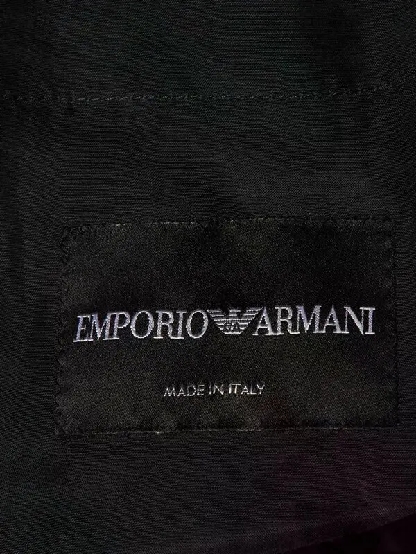 Emporio Armani Striped Zip-up Jacket