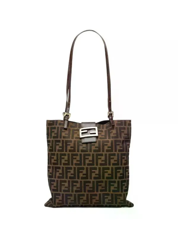 Fendi 20th Century Zucca Canvas Tote Bag