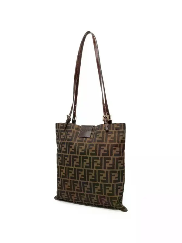 Fendi 20th Century Zucca Canvas Tote Bag