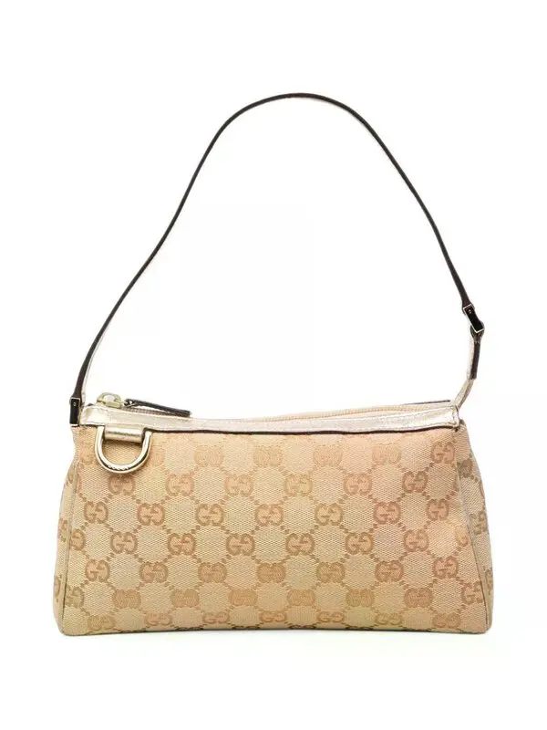 Gucci Gg Canvas Abbey D Ring Pochette Handbag