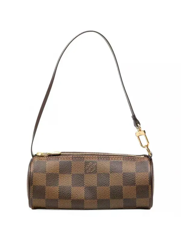 LOUIS VUITTON 1990-2020 Damier Ebene Papillon Pochette Handbag