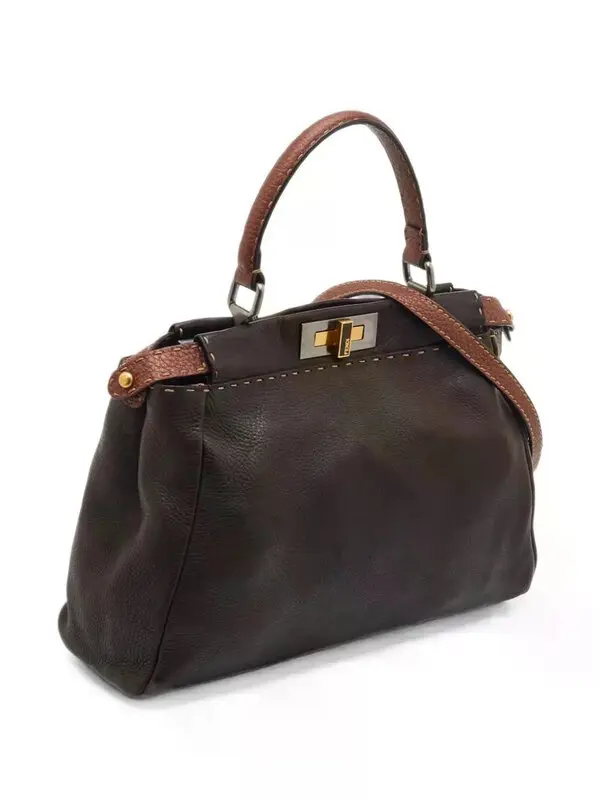 Fendi 2010 Medium Selleria Peekaboo Tote Bag