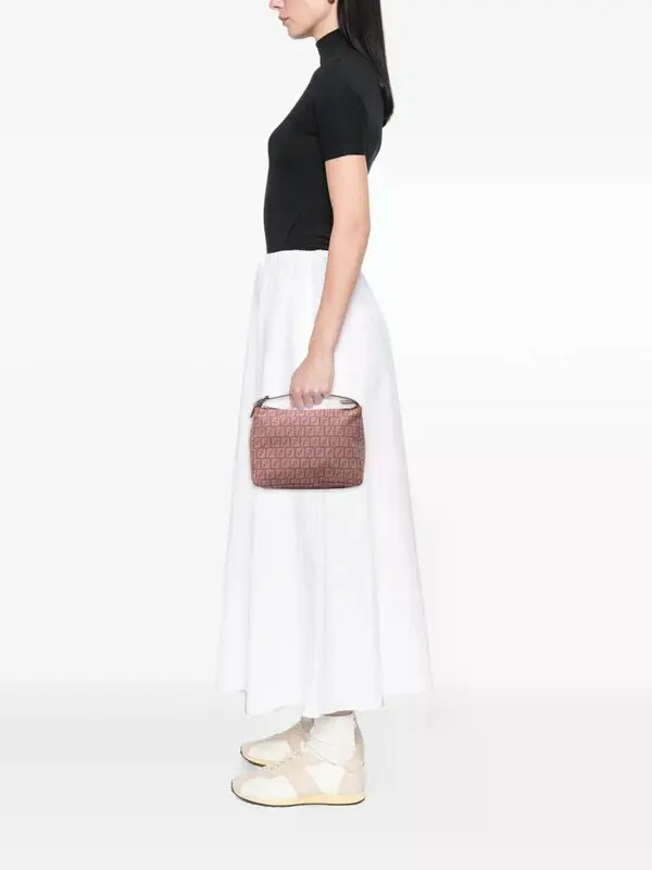 Fendi 2000-2010 Zucchino Canvas Handbag