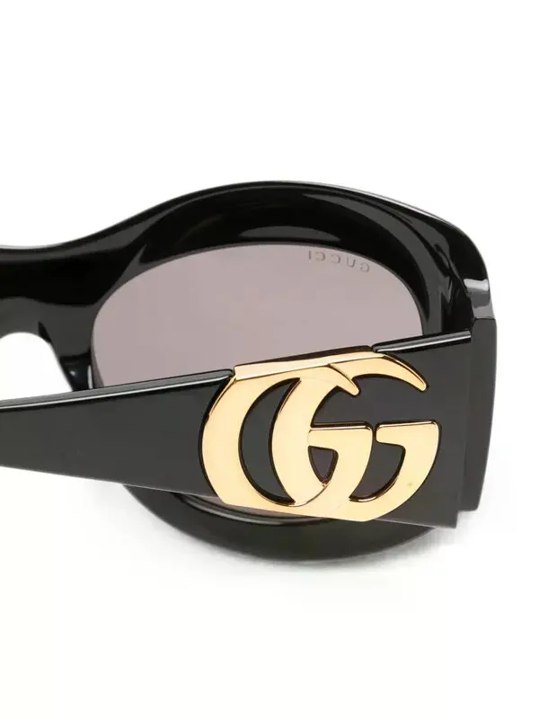 Gucci Double G Geometric-frame Sunglasses