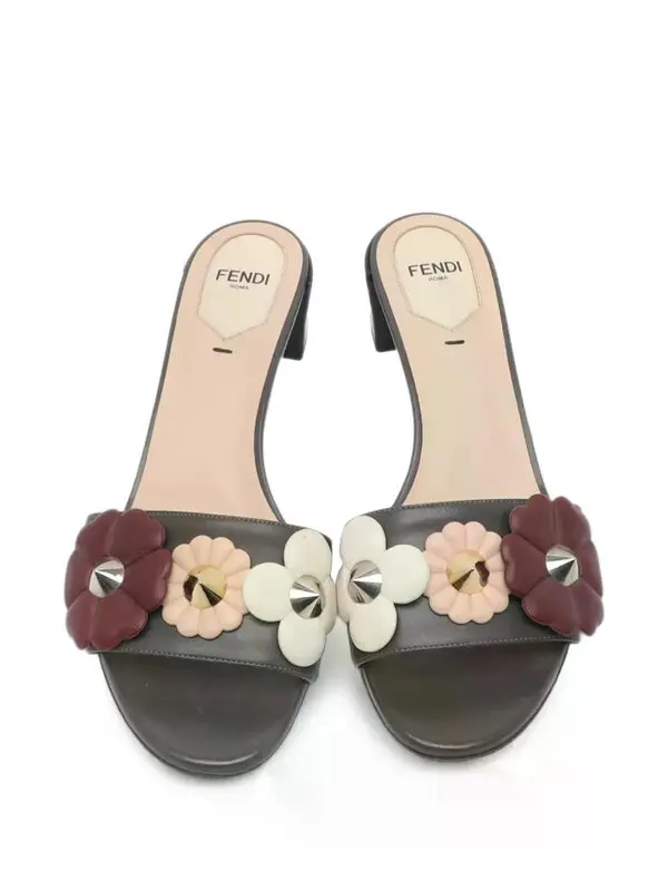 Fendi Flowerland Floral-detail Sandals
