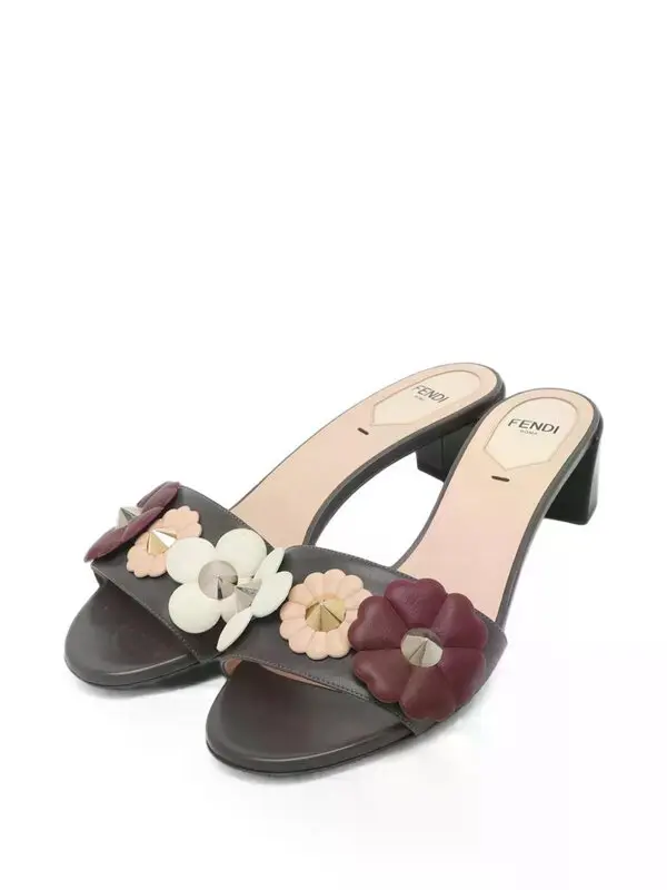 Fendi Flowerland Floral-detail Sandals