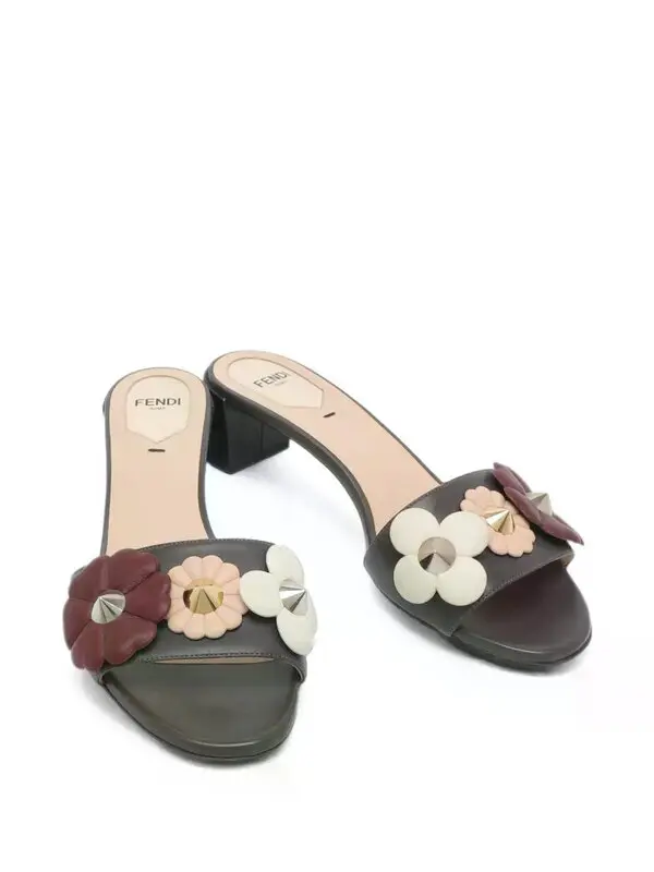 Fendi Flowerland Floral-detail Sandals