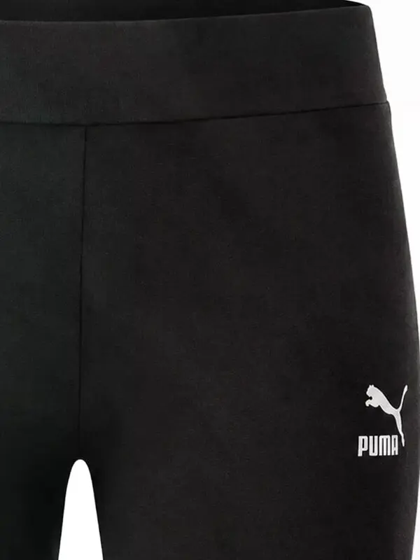 PUMA Logo-print Jersey Shorts - Black