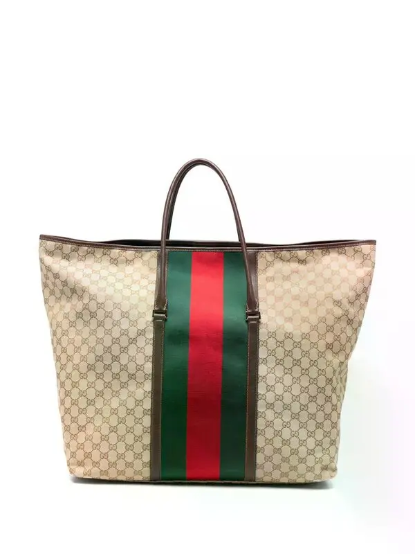 Gucci Web-stripe Luggage Bag