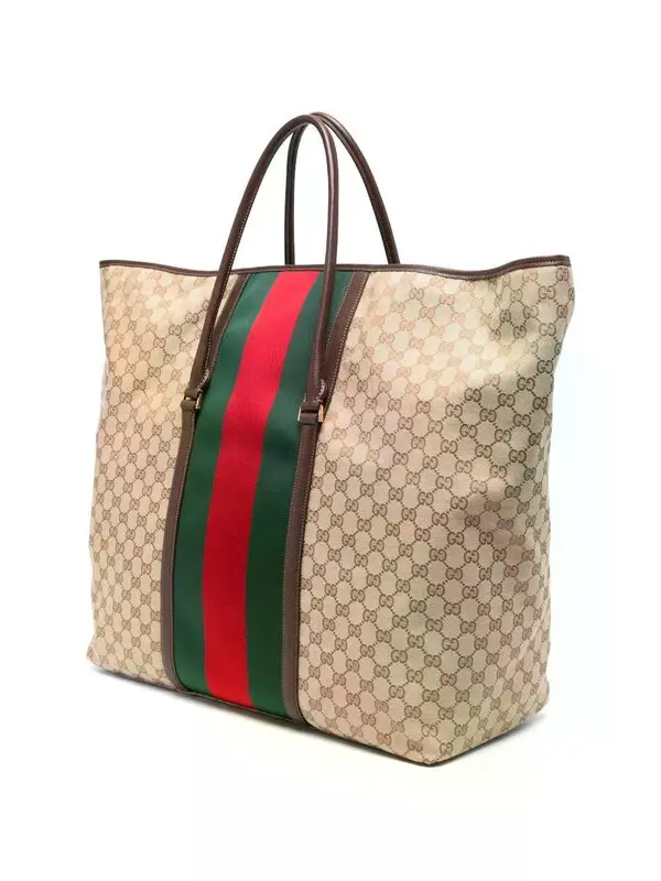 Gucci Web-stripe Luggage Bag