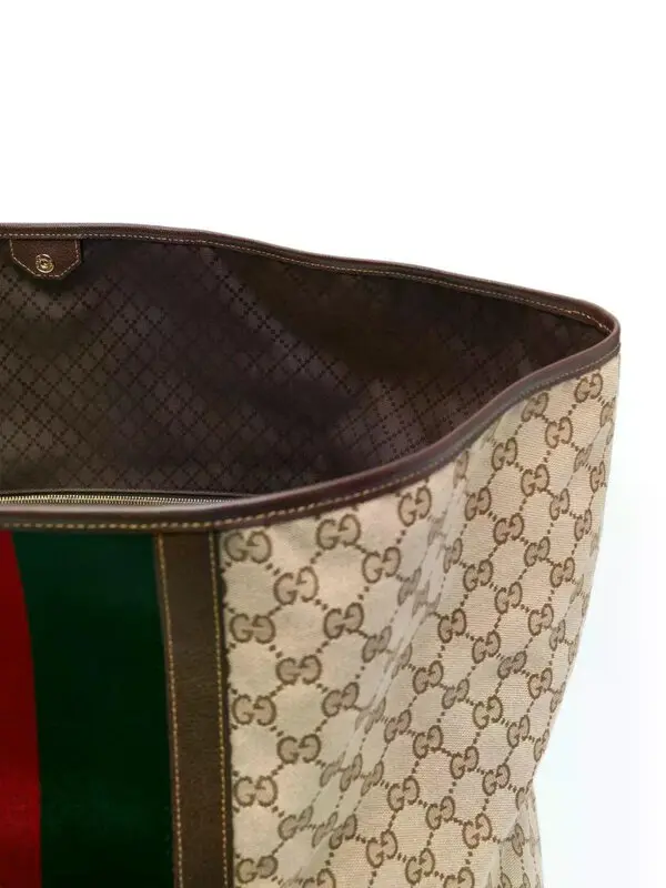 Gucci Web-stripe Luggage Bag
