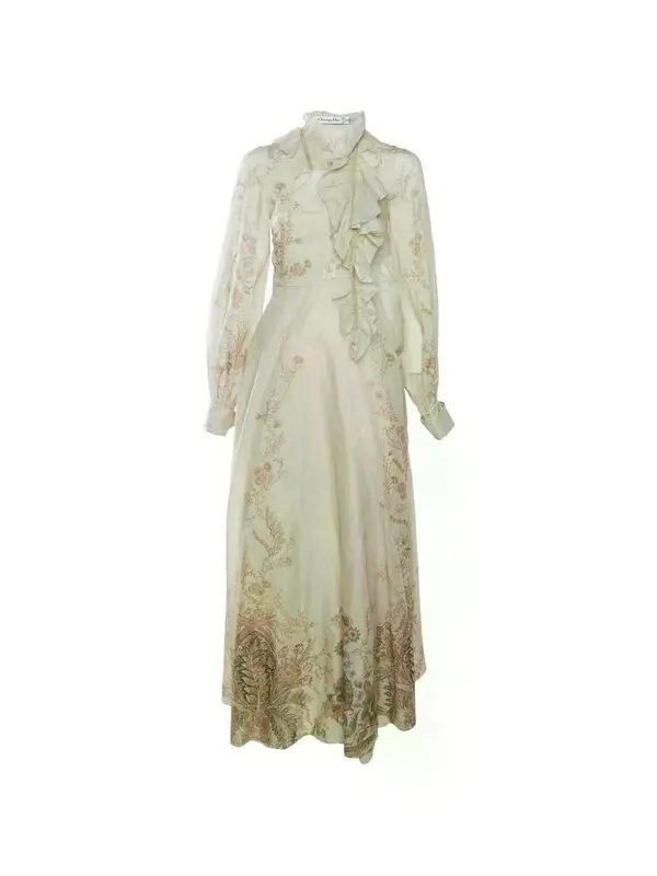 Dior Ruffled Maxi Dress