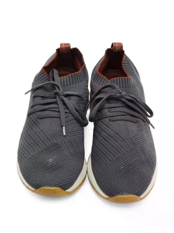 Loro Piana 360 Lp Flexy Walk Knit-texture Low-top Sneakers