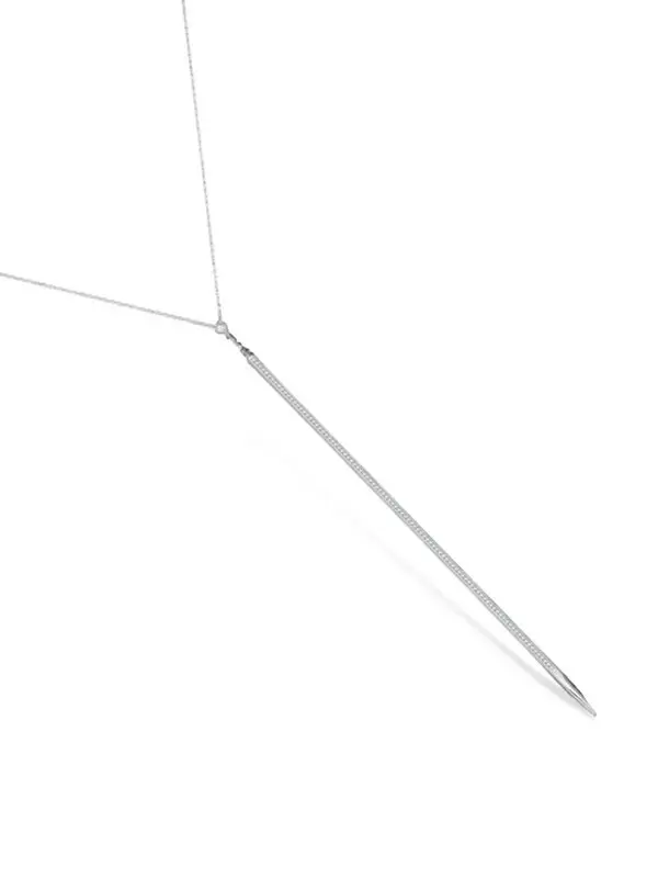 SOLO FOR DIAMONDS Diamond-embellished Drop Necklace