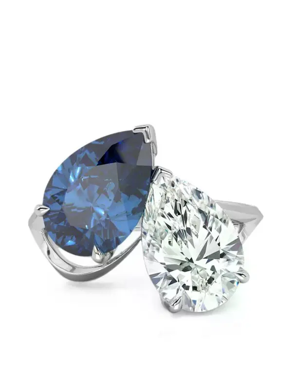 SOLO FOR DIAMONDS Diamond Sapphire Ring