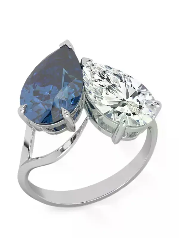 SOLO FOR DIAMONDS Diamond Sapphire Ring