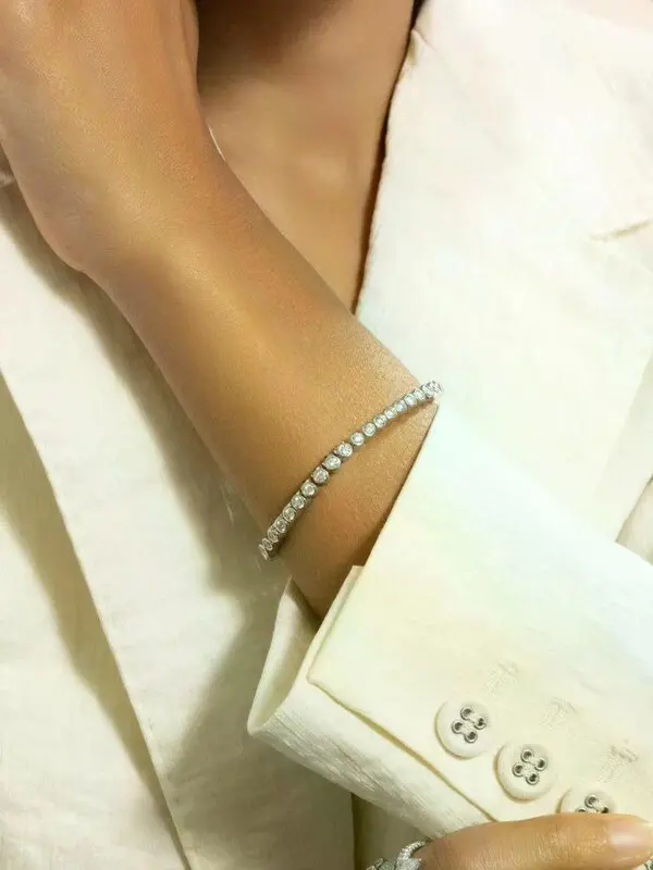 TYPE JEWELRY Ruby And Diamond Tennis Bracelet
