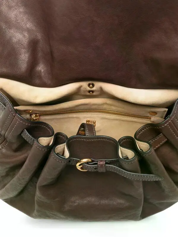 Miu Miu Rendez-vous Leather Tote Bag