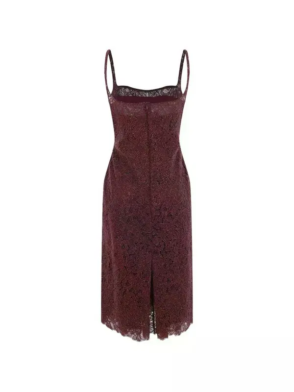 Ermanno Scervino Rebrodé Lace Midi Dress
