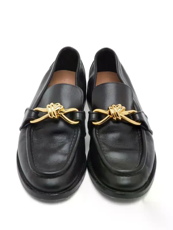 Bottega Veneta Knot Leather Loafers