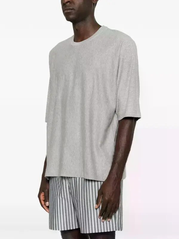 Issey Miyake Oversized Crew-neck T-shirt