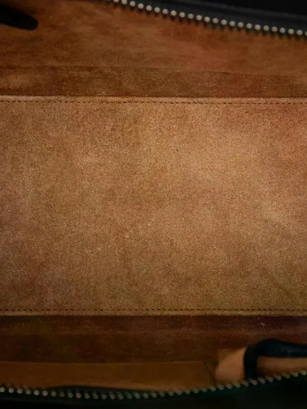 Celine 2014 Micro Tricolor Leather Luggage Tote Bag