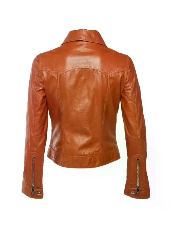 Dolce & Gabbana Zip-up Leather Jacket