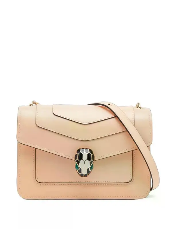 BVLGARI Small Serpenti Forever Flap Shoulder Bag - Neutrals