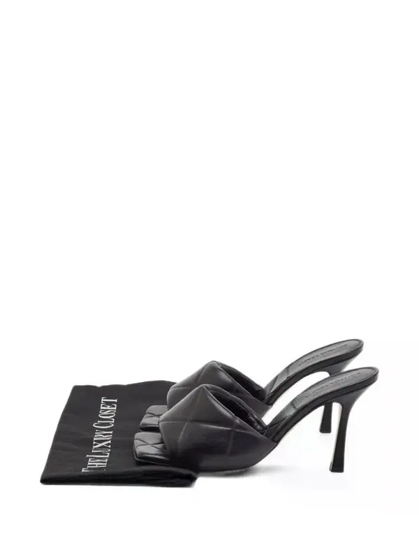 Bottega Veneta Lido Padded Heeled Sandals
