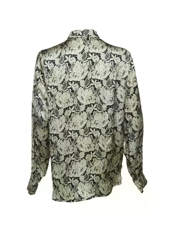 Stella McCartney Lace-print Silk Shirt