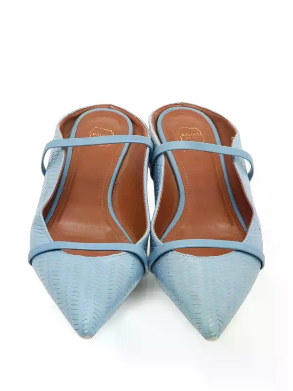 MALONE SOULIERS Maureen Woven-pattern Mules