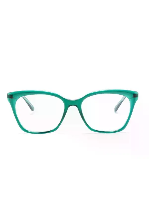 Karl Lagerfeld Logo-detail Cat-eye Glasses - Green