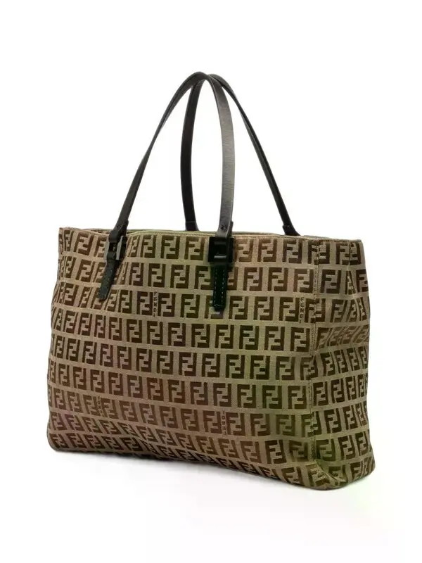 Fendi Zucchino Canvas Tote Bag